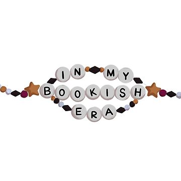 "In My Bookish Era Friendship Bracelet" Sticker for Sale by vvivaa ...