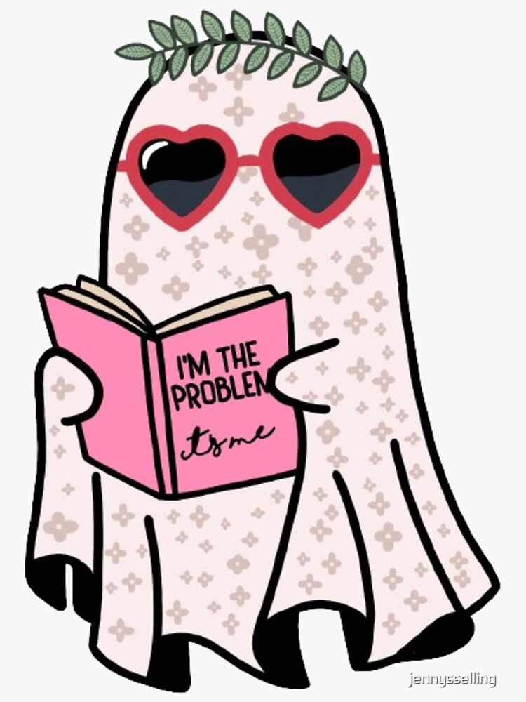 "Taylor Swift Ghosts - I’m The Problem" Sticker for Sale by ...