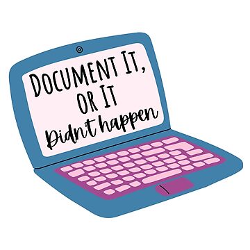 "Document It or It Didn't Happen, Funny gift for project manager ...