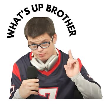 "What’s Up Brother | Sketch " Sticker for Sale by ConstoStore | Redbubble