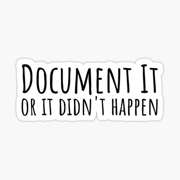 "Document It or It Didn't Happen, Funny gift for project manager ...