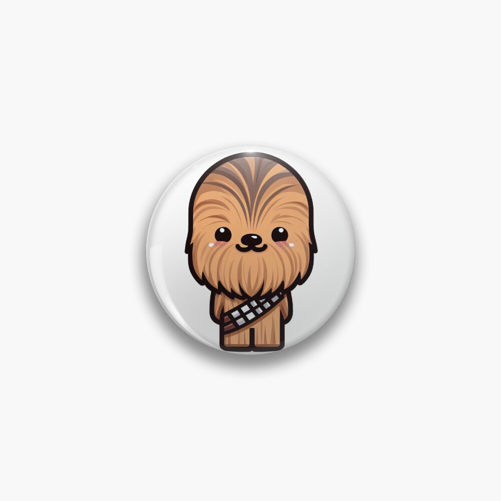 "Chewie" Sticker for Sale by Michael Brown | Redbubble