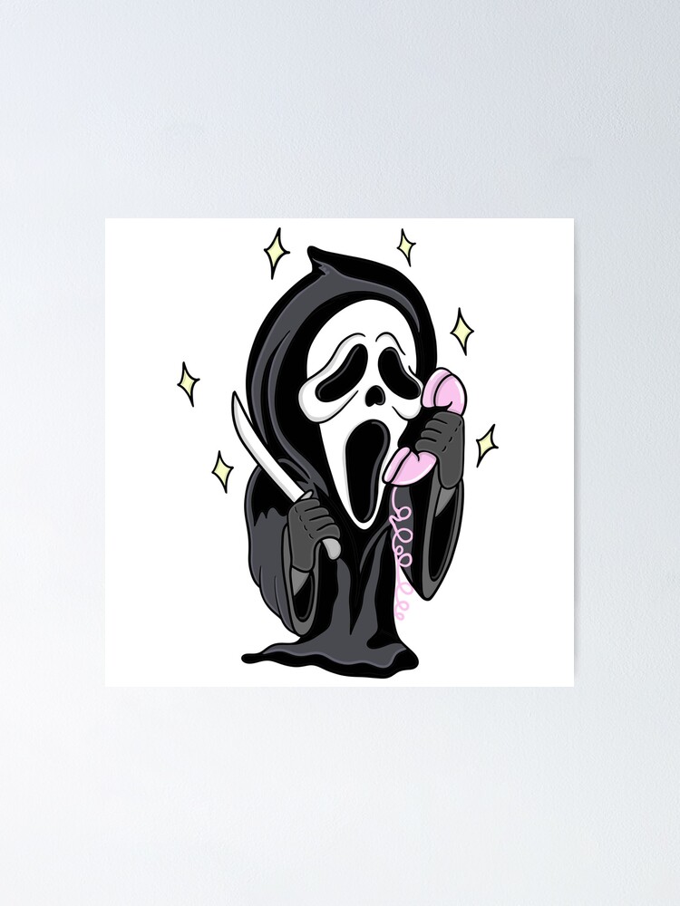 "Ghostface Chibi Design" Poster for Sale by CharlottesArtz | Redbubble