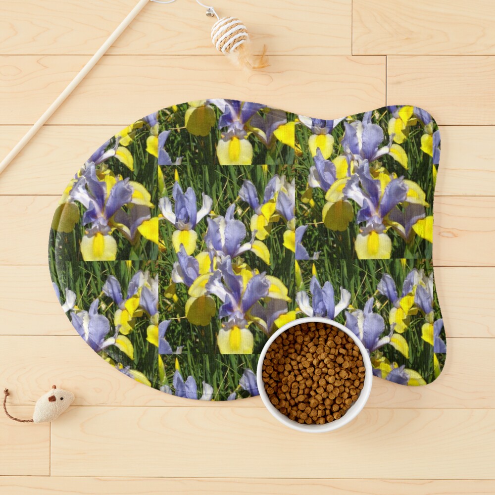 "Profusion of Purple and Yellow Dutch Iris " Sticker for Sale by ...