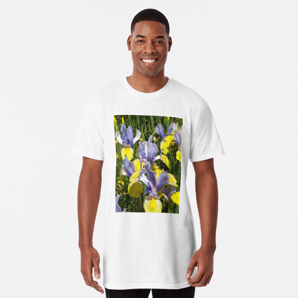 "Profusion of Purple and Yellow Dutch Iris " Sticker for Sale by ...