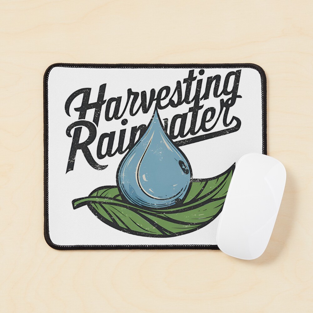 "Rainwater harvesting" Sticker for Sale by BobaTeeStore | Redbubble