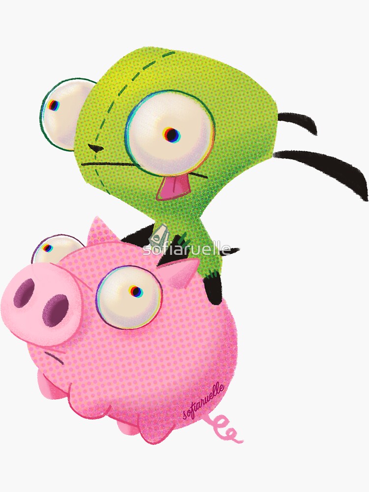 "GIR" Sticker for Sale by sofiaruelle | Redbubble