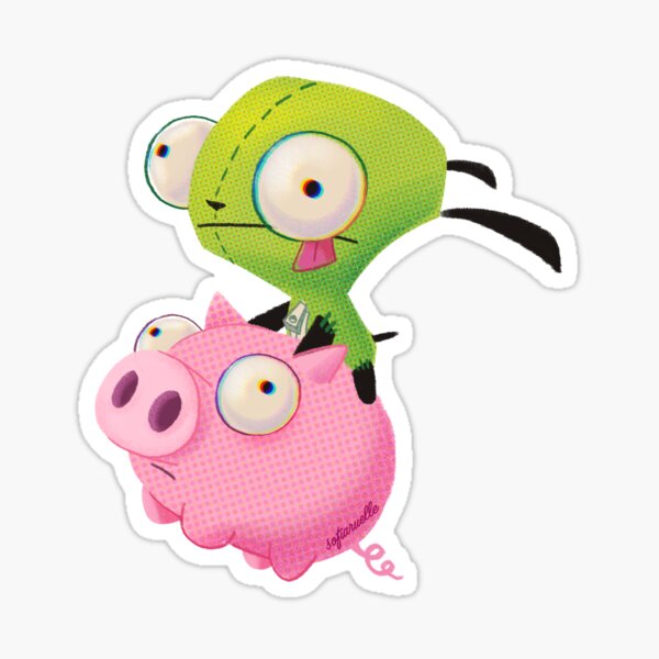 "GIR" Sticker for Sale by sofiaruelle | Redbubble