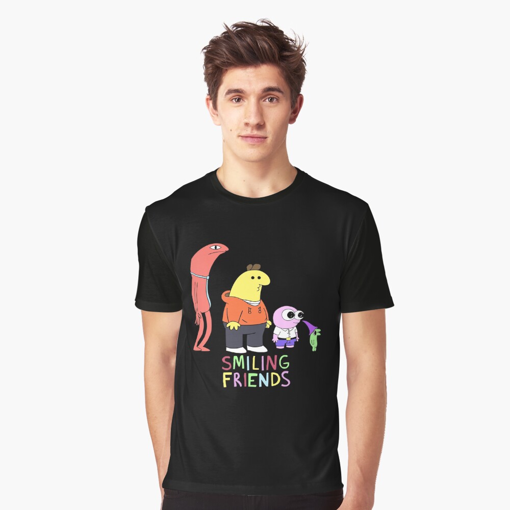 "Smiling Friends Cartoon" Sticker for Sale by dulcefrishman | Redbubble