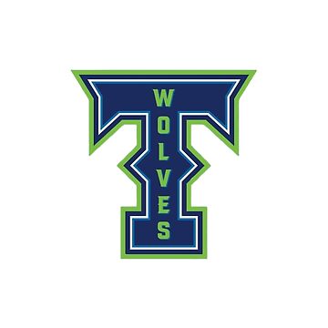 "Minnesota Timberwolves Letter Mark Logo" Sticker for Sale by TurboClub ...