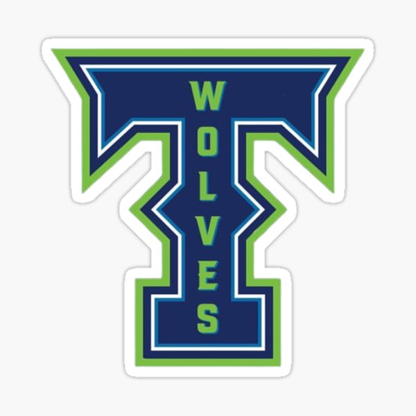 "Minnesota Timberwolves Letter Mark Logo" Sticker for Sale by TurboClub ...