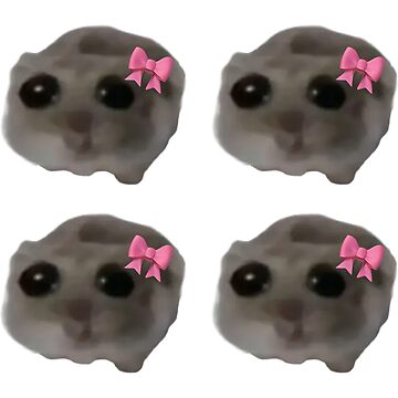 "Sad Hamster Meme Pack" Sticker for Sale by funkyst | Redbubble