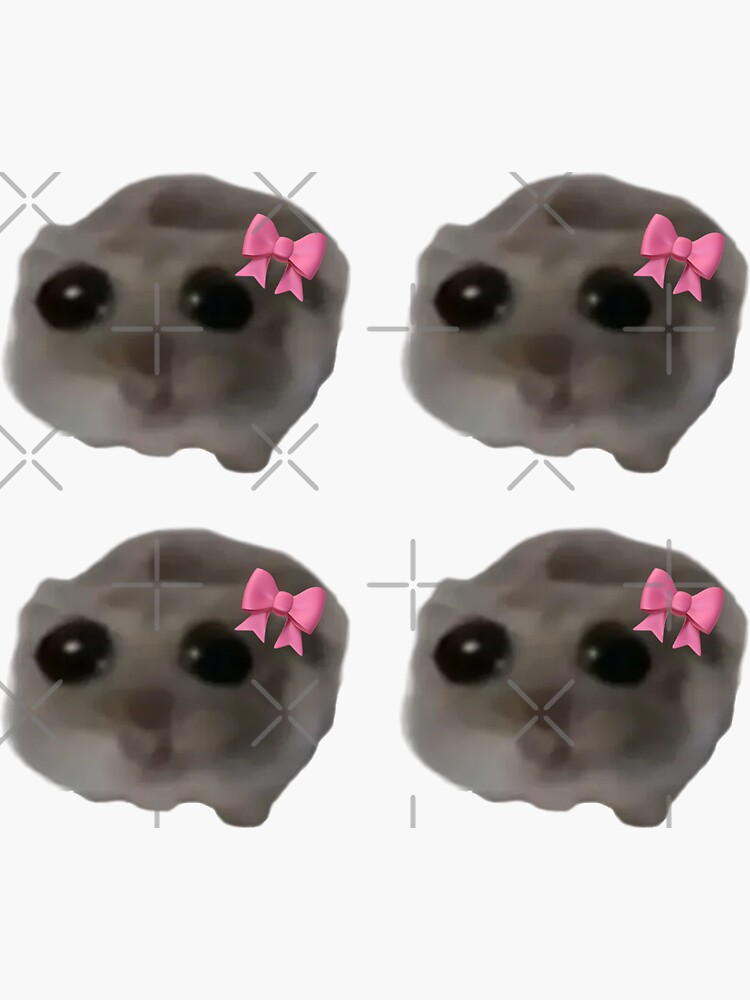 "Sad Hamster Meme Pack" Sticker for Sale by funkyst | Redbubble