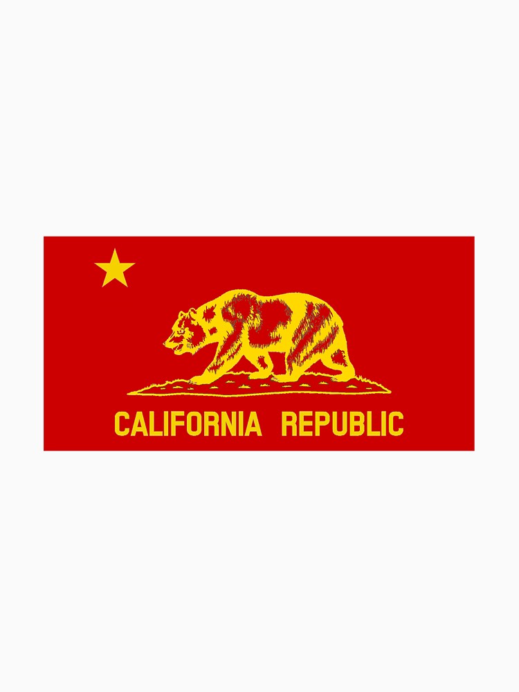 "People's Republic of California - Red Communist Flag" Essential T ...