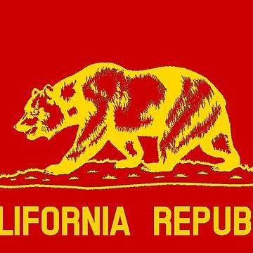 "People's Republic of California - Red Communist Flag" Greeting Card ...