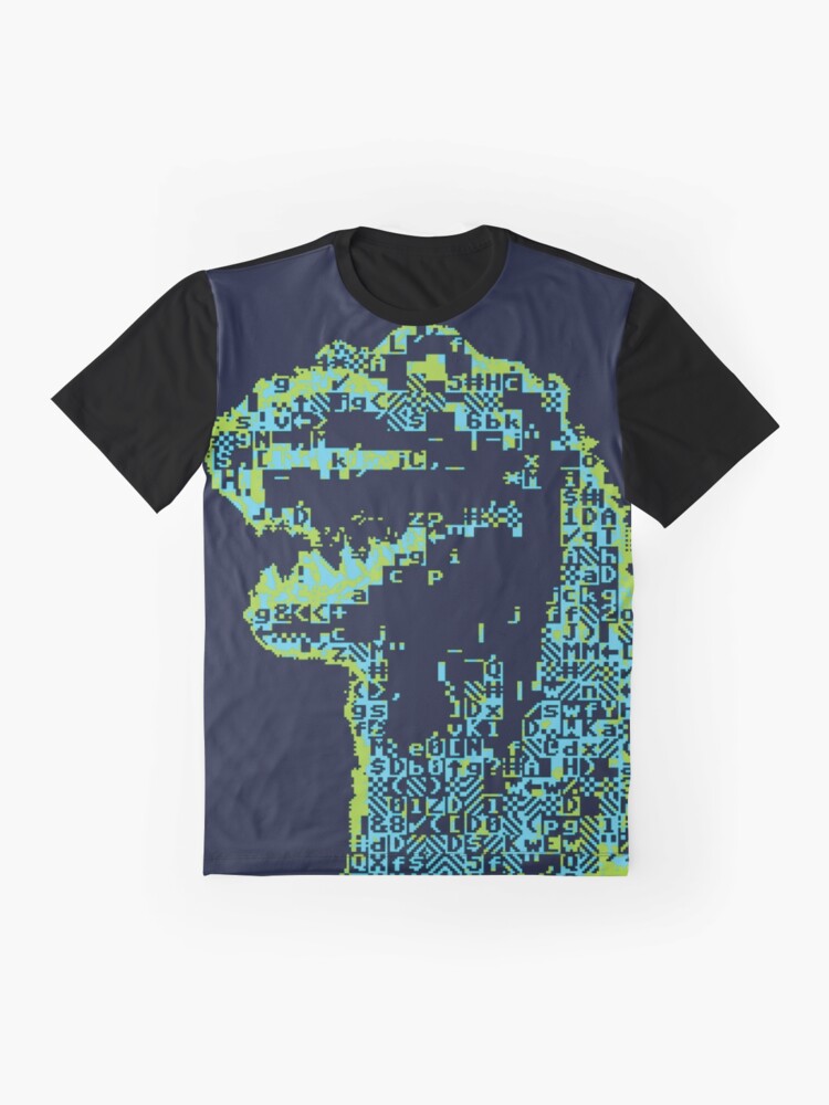 "Giant Lizard ASCII " Graphic T-Shirt for Sale by sublimepw | Redbubble