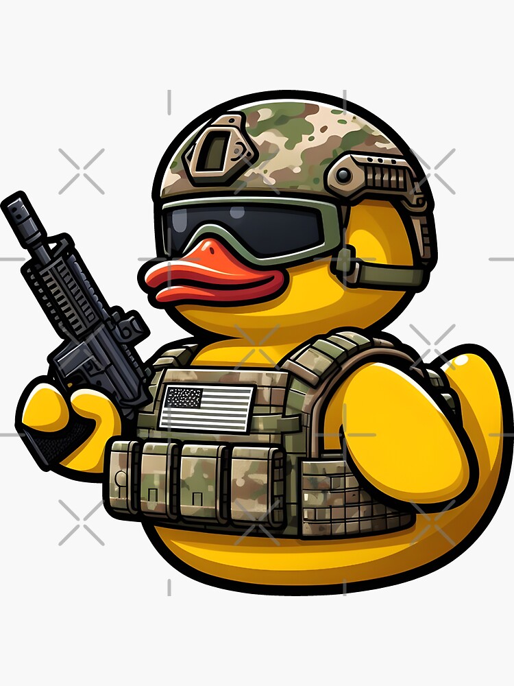 "Rubber Duck" Sticker for Sale by RAWLIFEGRAPHIC | Redbubble