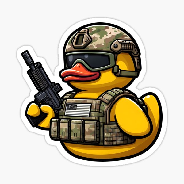 "Rubber Duck" Sticker for Sale by RAWLIFEGRAPHIC | Redbubble