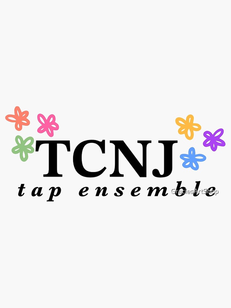 "tcnj tap flowers!" Sticker for Sale by GraciesArtShop | Redbubble