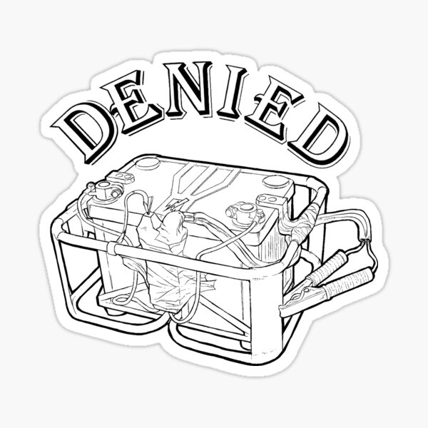 "Wall Denial " Sticker for Sale by SleepingHeart | Redbubble