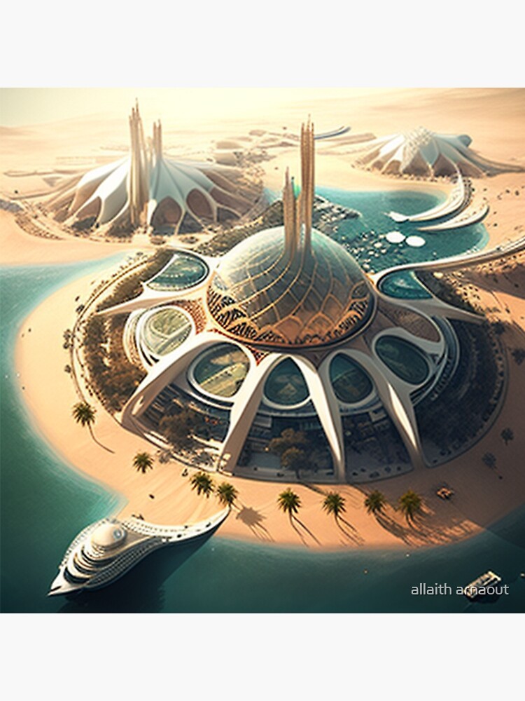 "Neom Horizon" Sticker for Sale by allaith arnaout | Redbubble