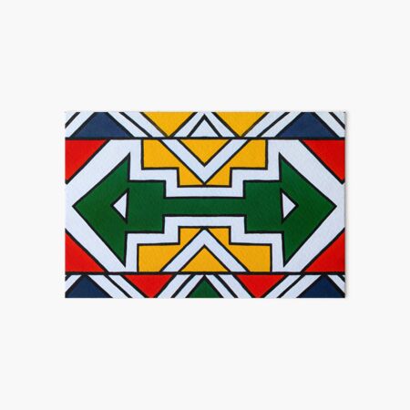 "Ndebele Art Africa Continent Traditional Culture Tribe Pattern" Art ...