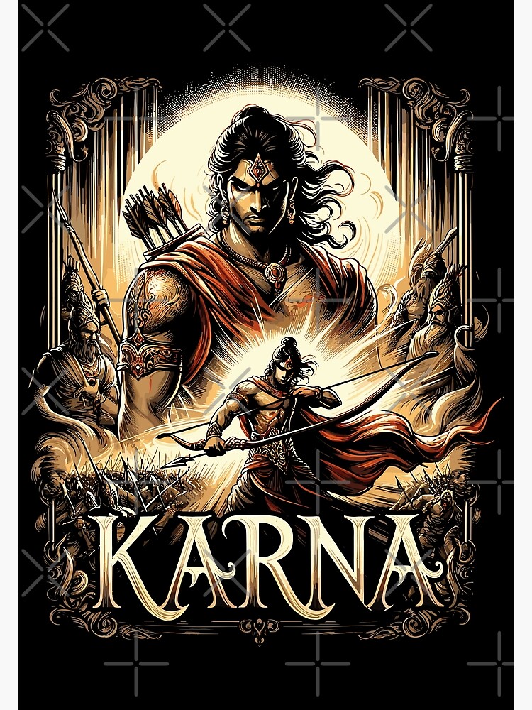 "KARNA | VASUSENA | MAHABHARATA GOD" Poster for Sale by PSYNOVA | Redbubble