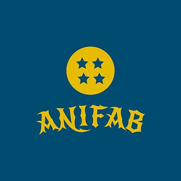 "AniFab Logo" Sticker for Sale by TokenHawaiian | Redbubble