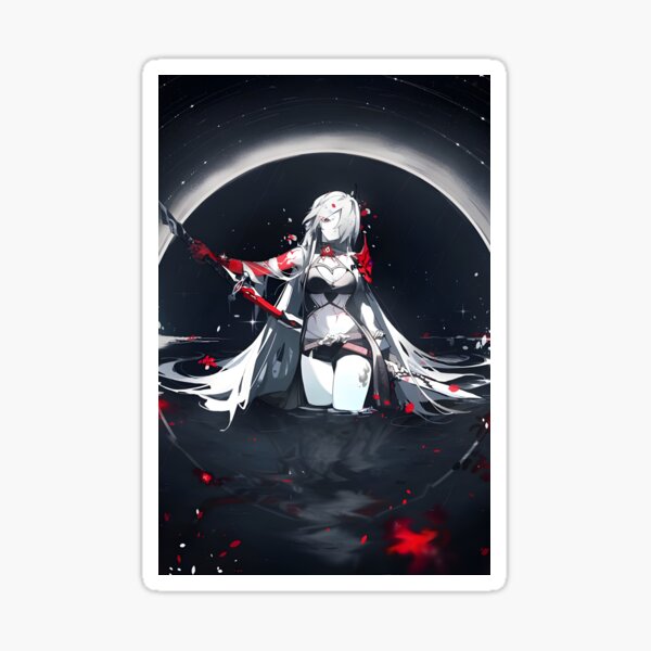 "Acheron Honkai Star Rail - Acheron Beautiful Cover image" Sticker for ...