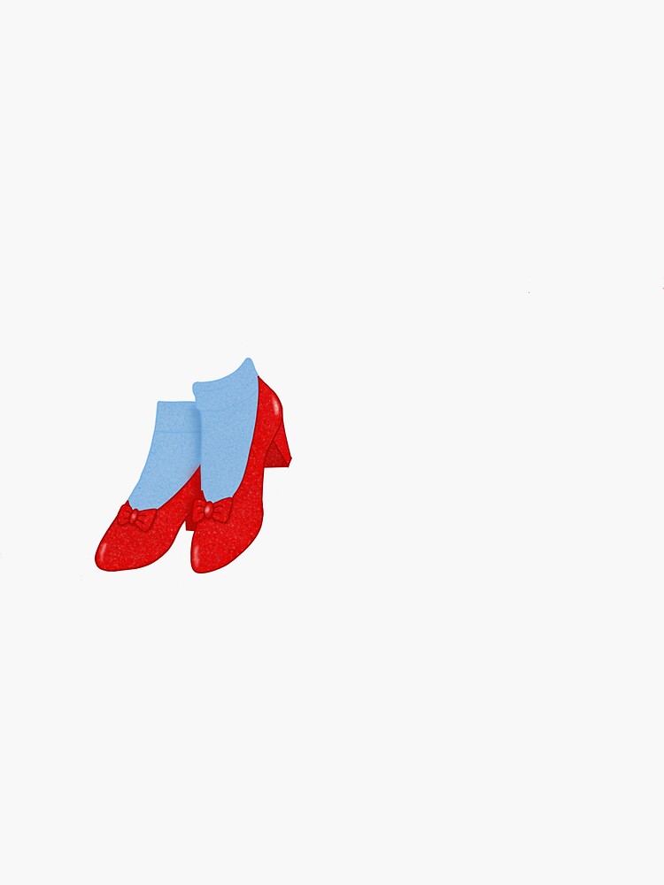 "Ruby slippers " Sticker for Sale by Whatyougonnado7 | Redbubble