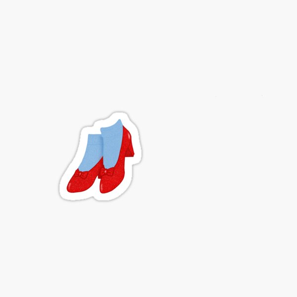 "Ruby slippers " Sticker for Sale by Whatyougonnado7 | Redbubble