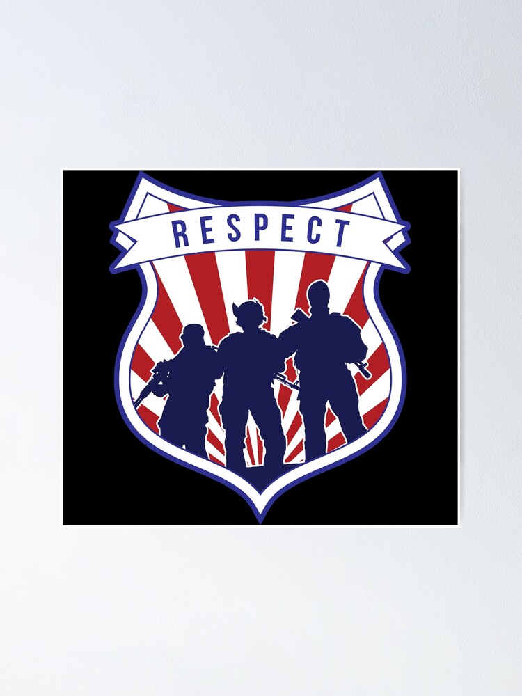 Póster «Respect Badge Police Enforcement Police Armed Team» de Bronby ...