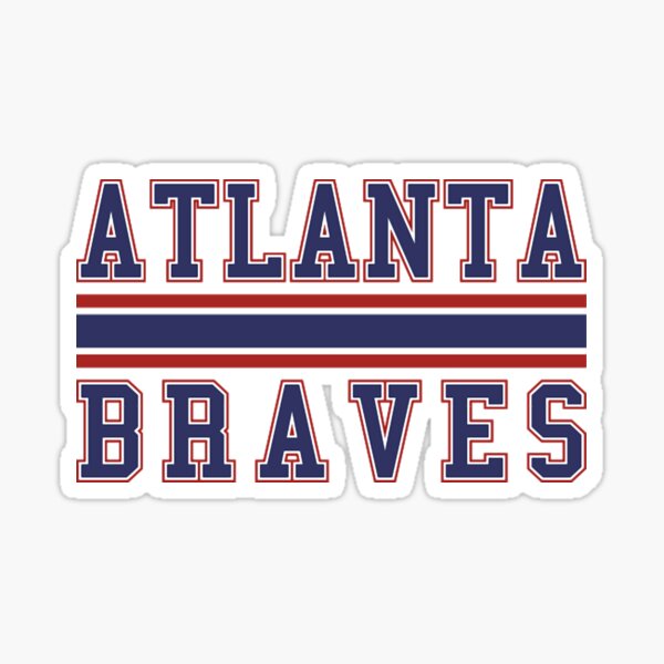 "Atlanta Braves" Sticker for Sale by augustinelpgee | Redbubble