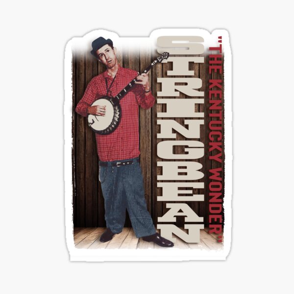 "Stringbean - The Kentucky Wonder" Sticker for Sale by timshawlstudio ...