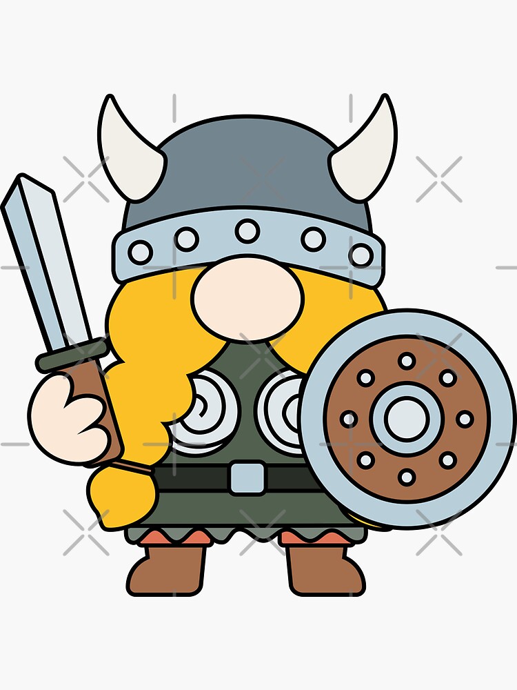 "Funny Viking cartoon, ancient scandinavian warriors, Barbarians in ...