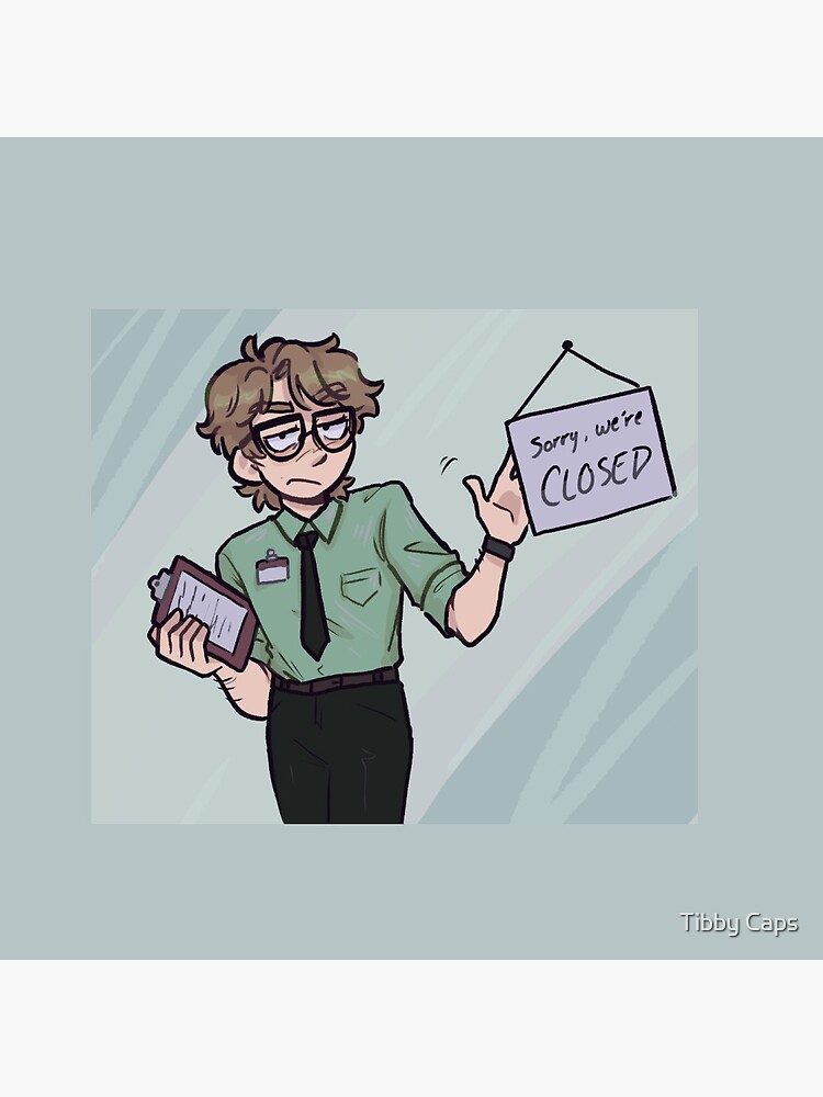 "Permit Office Grian" Pin for Sale by Tibby Caps | Redbubble