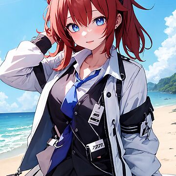 "Konuri Maki - Blue Archive Fanart" Sticker for Sale by iloveanimechibi ...