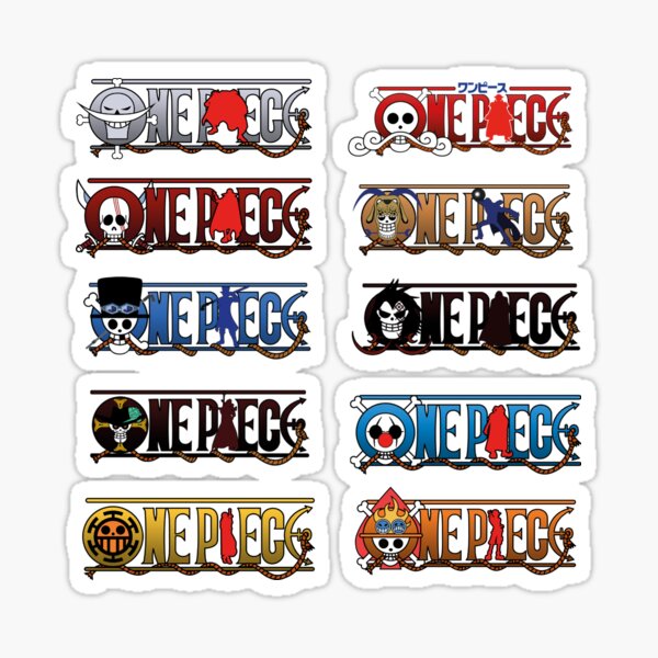 "One Piece Logo" Sticker for Sale by kobmamba | Redbubble