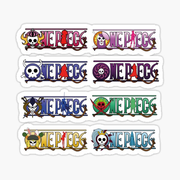 "One Piece Logo" Sticker for Sale by kobmamba | Redbubble