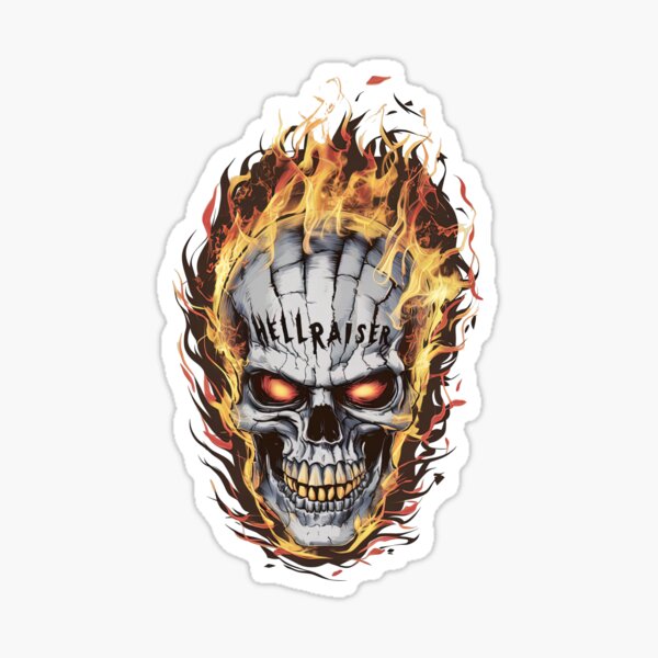 "Hellraiser" Sticker for Sale by AIEverything | Redbubble