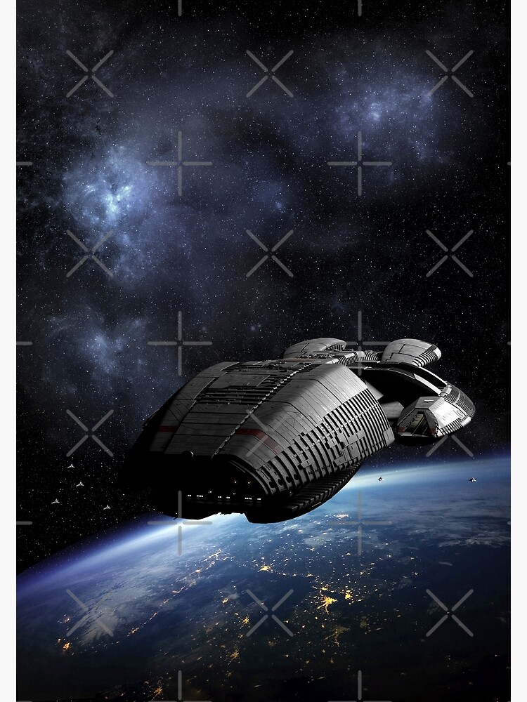 "Starships - Galactica" Poster for Sale by rykker | Redbubble