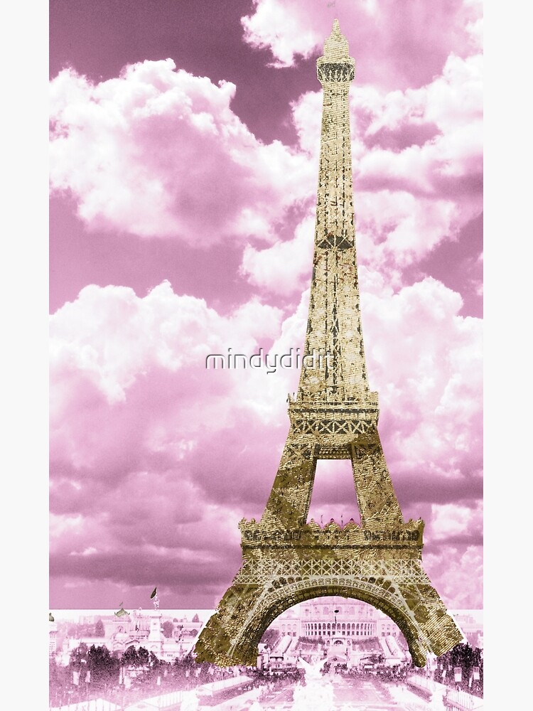 "Paris Pink and Gold" Poster for Sale by mindydidit | Redbubble