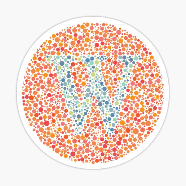 W” Eye Test Letter" Sticker for Sale by Cornea-Designs | Redbubble