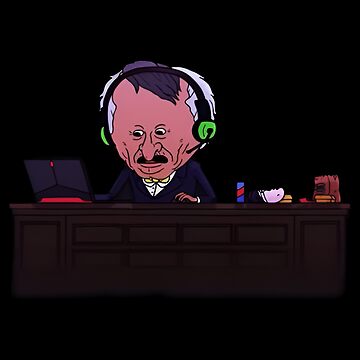 "Mr Boss customer representative, smiling friends" Sticker for Sale by ...