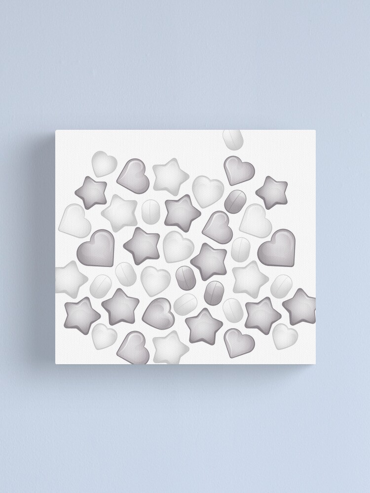 Friendship Bracelet Beads Pattern TTPD (Gray) Canvas Print sold by ...