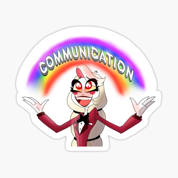 "Communication" Sticker for Sale by Lark Starr | Redbubble