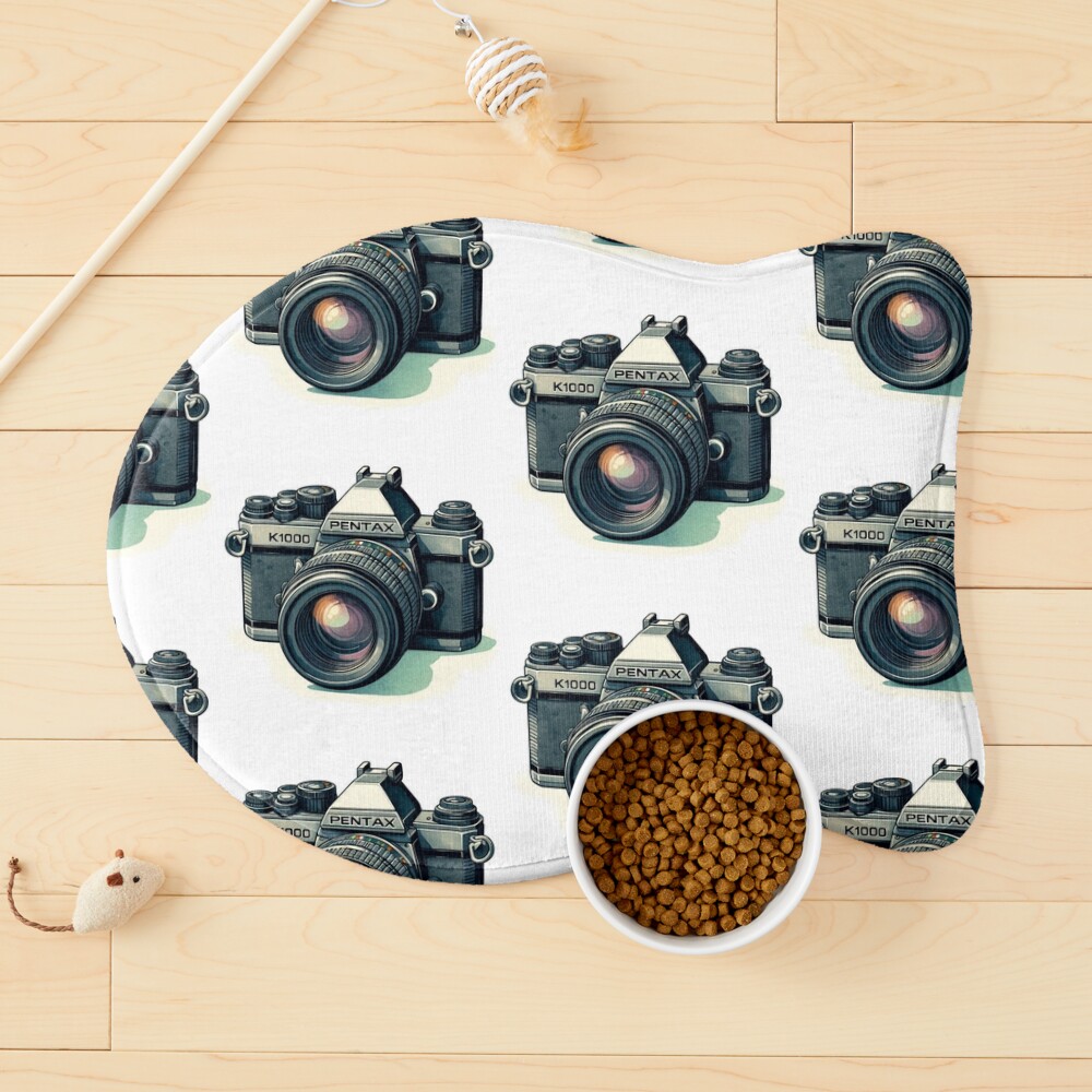 "Pentax K 1000 Camera Painting" Sticker for Sale by ArtsyRexy | Redbubble