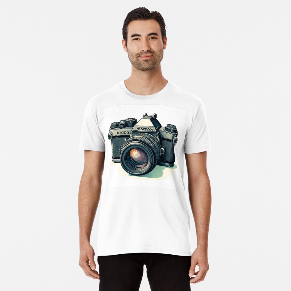 "Pentax K 1000 Camera Painting" Sticker for Sale by ArtsyRexy | Redbubble