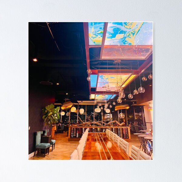 "Photography of Inside Pier Teaki Restaurant " Poster for Sale by Donna ...