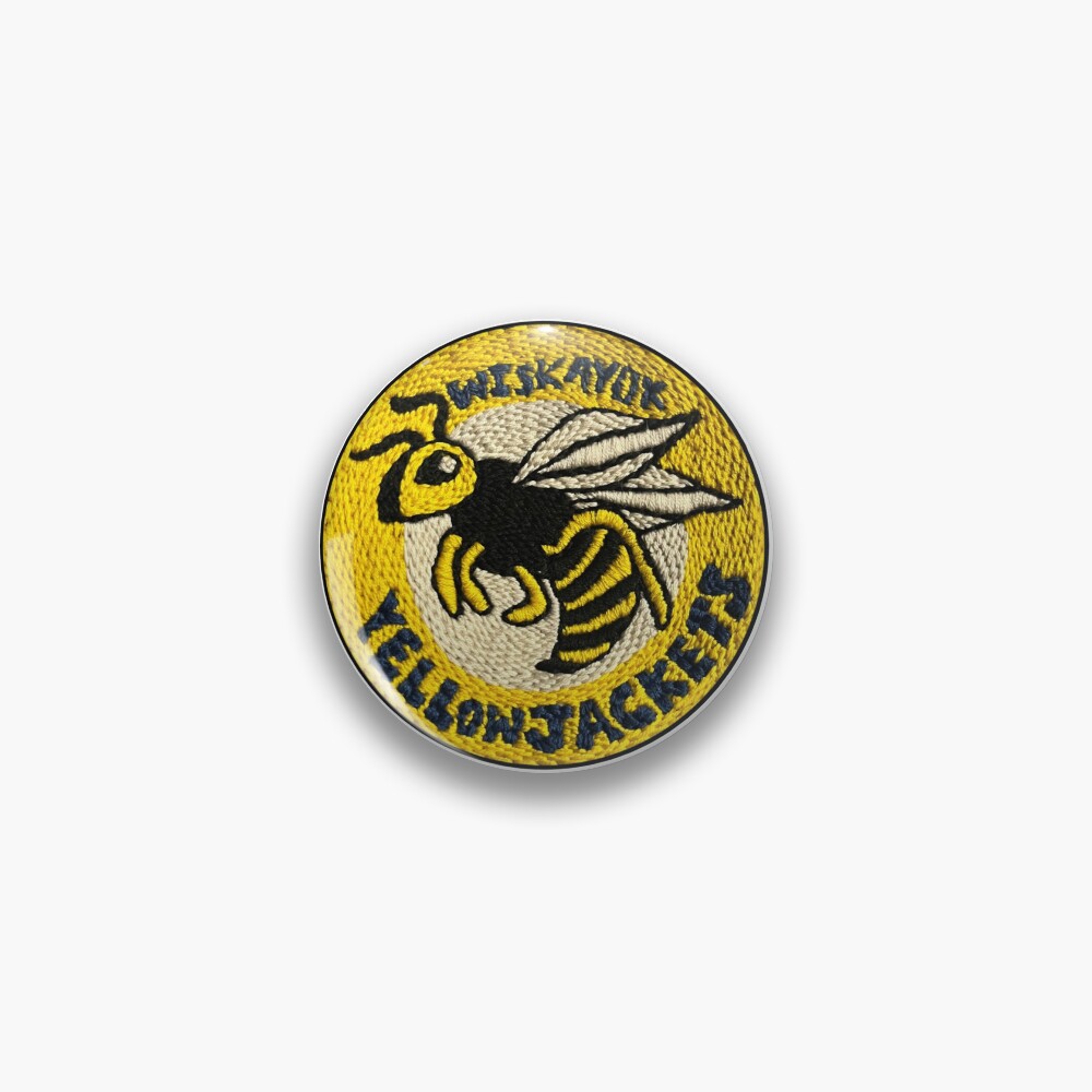 "Yellowjackets Embroidery Patch" Sticker for Sale by emingin | Redbubble